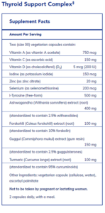 Thyroid Support Complex 120 cap | Innovative Directions in Health